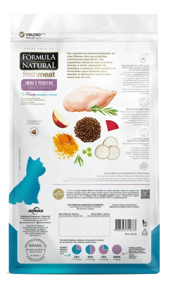 Fórmula Natural Fresh Meat Perros Cachorros Pequeño y Mini - Corazón ...